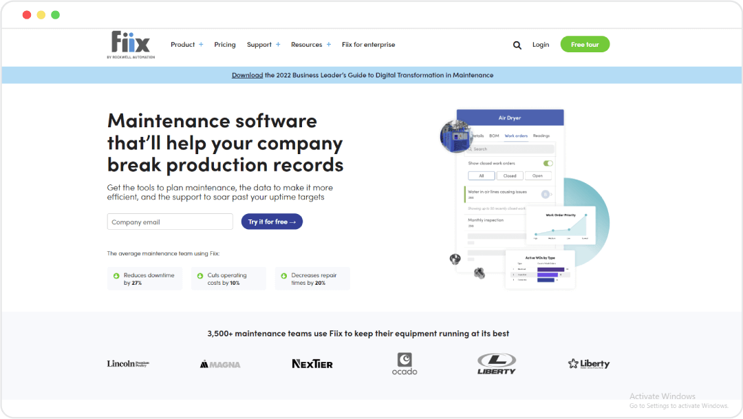 Best CMMS Software in India for Your Business - Get Free Demo